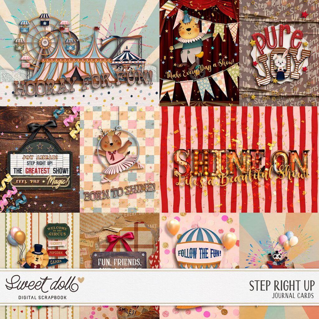 Step Right Up {cards} – Sweet Doll designs