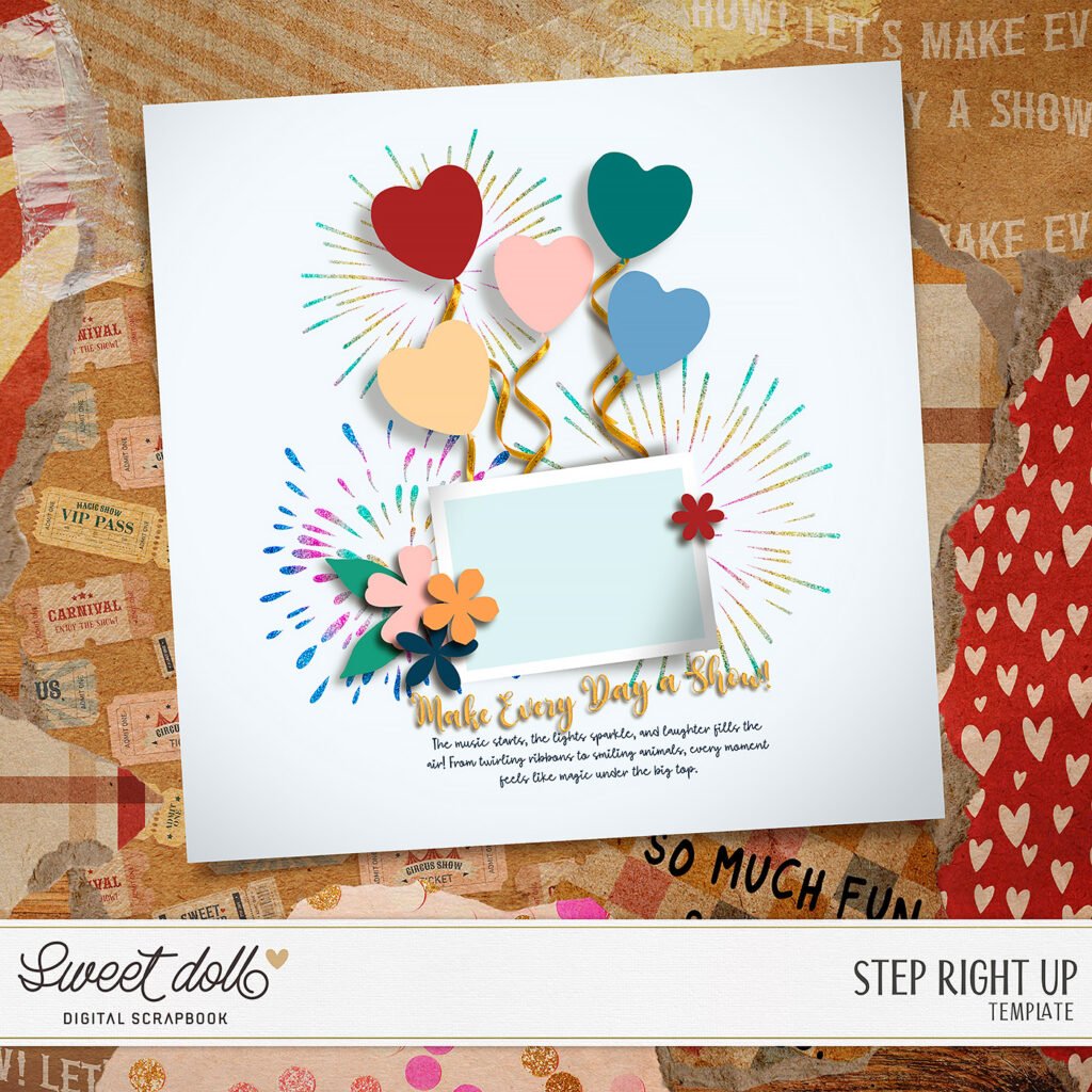 Step Right Up {template} – Sweet Doll designs