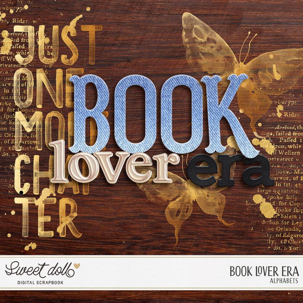 Book Lover Era {alphas} – Sweet Doll designs